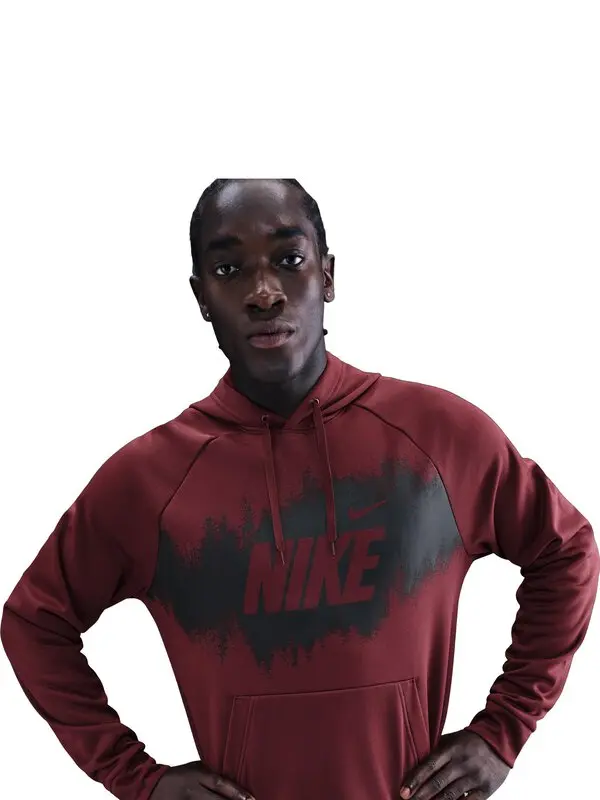 Nike Therma-fit Fleece Hoodie - Red