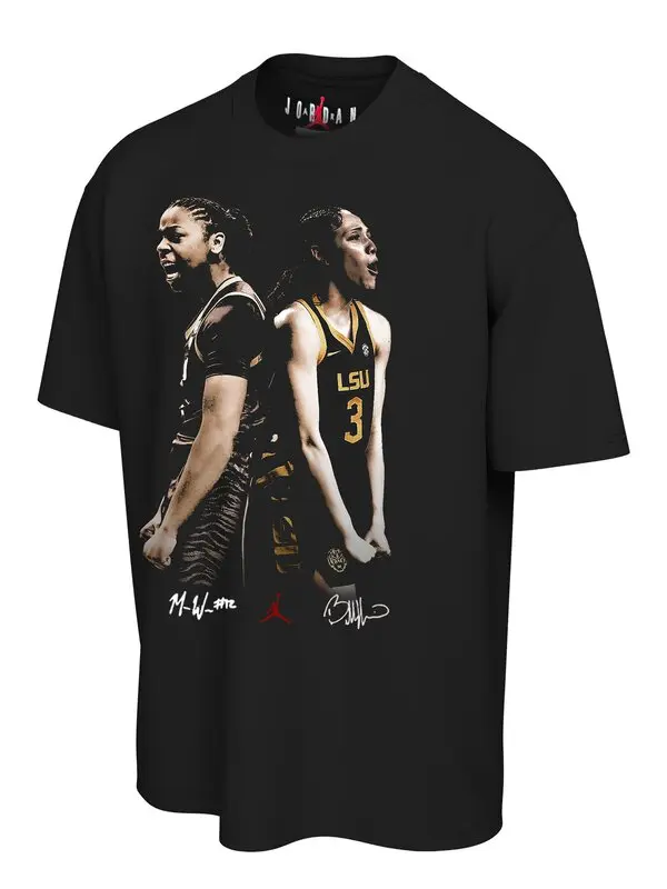 JORDAN Bella Hines And Mikaylah Williams T-shirt - Black