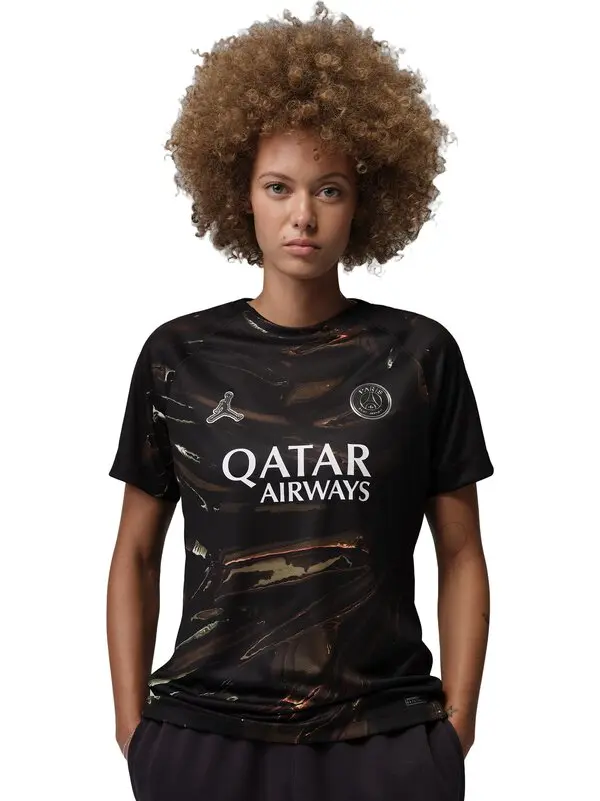 Nike Paris Saint-germain 2026 Stadium Night Edition Jordan Dri-fit Soccer Replica Jersey - Black