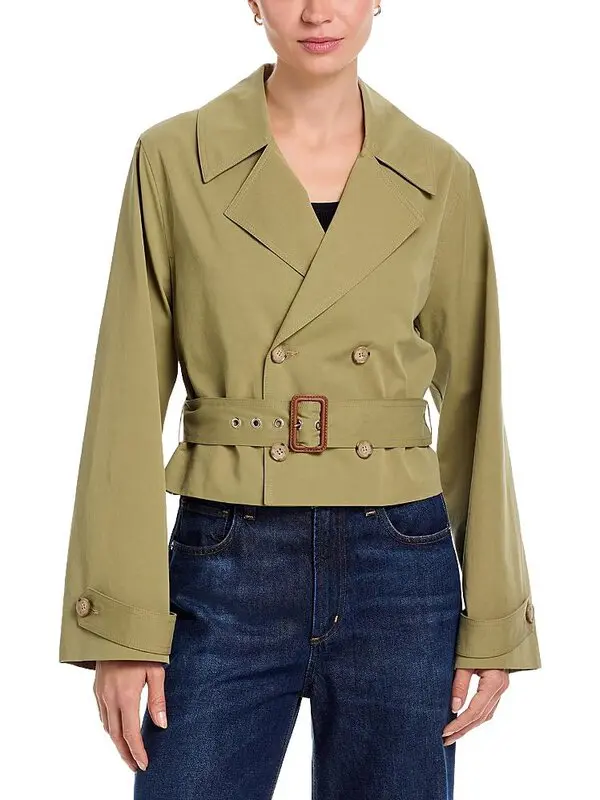 FRAME The Uniform Trench - Military Green