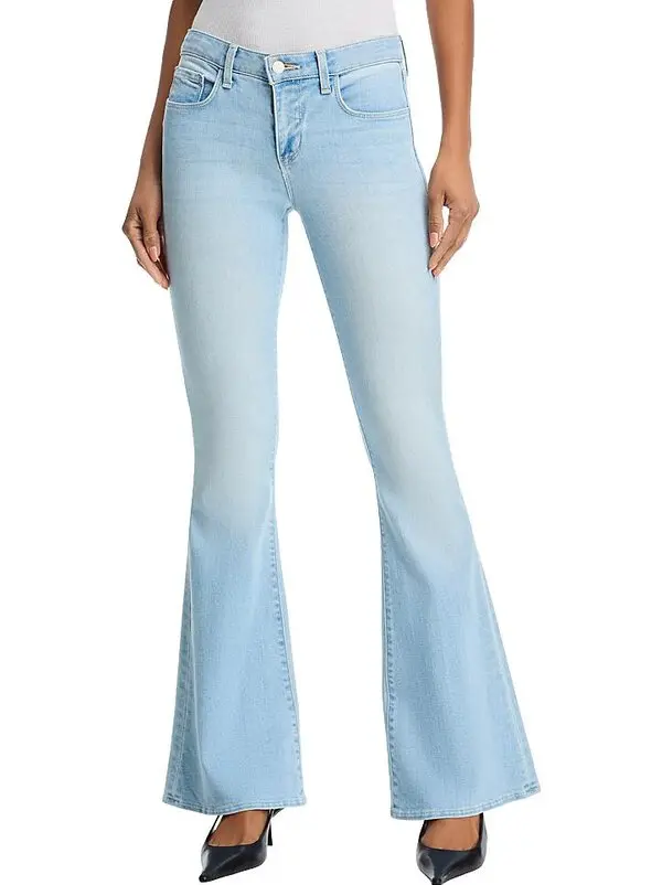 L'Agence Taney Low Rise Flared Jeans - Normandie