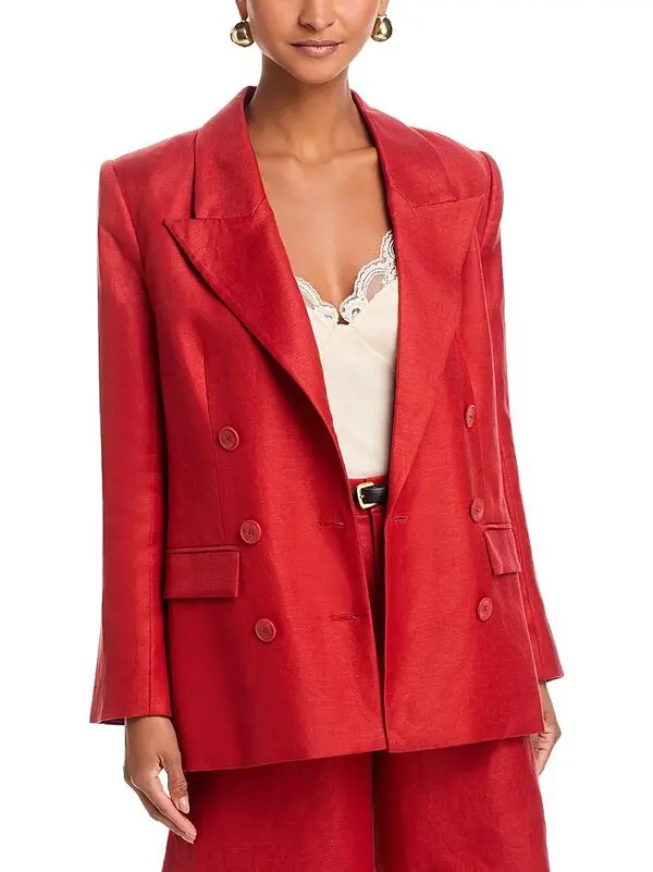 L'Agence Cambrie Oversized Blazer - Poppy