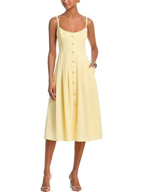 L'Agence Reanne Midi Dress - Lemon Sorbet