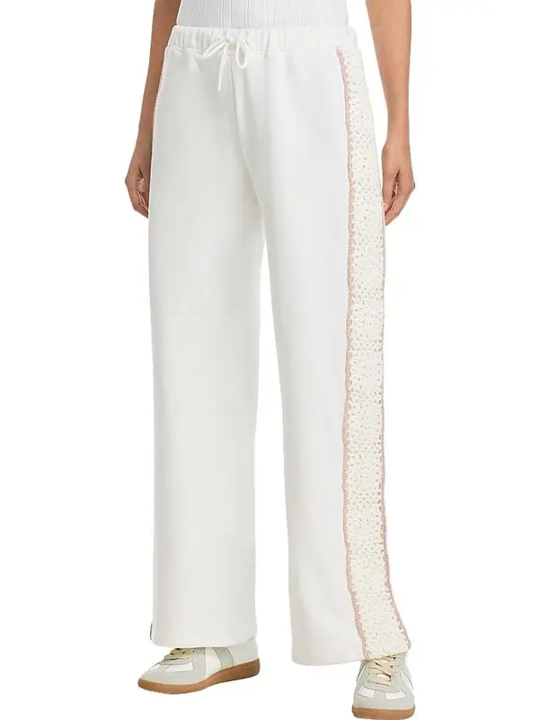 Vintage Havana French Terry Pants - White