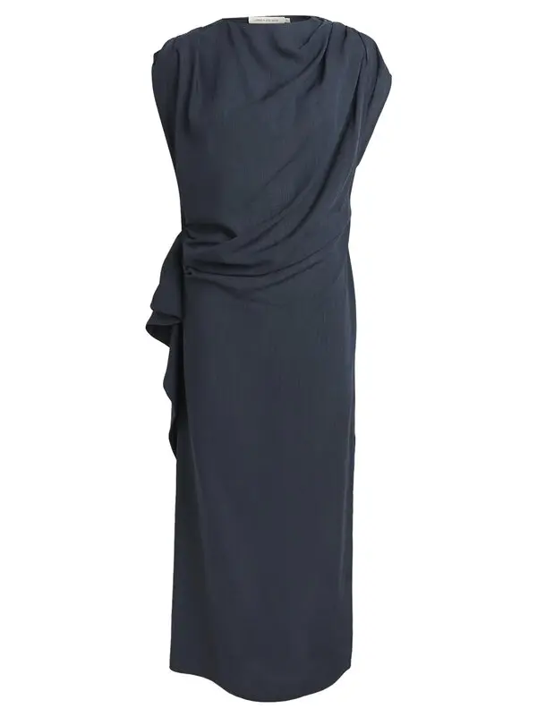 Camilla And Marc Draped Audry Maxi Dress - Navy