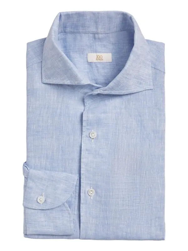 100HANDS Linen Shirt - Blue