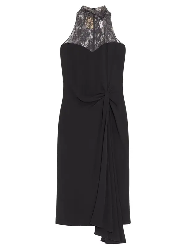 Valentino Garavani Silk Georgette Midi Dress - Black