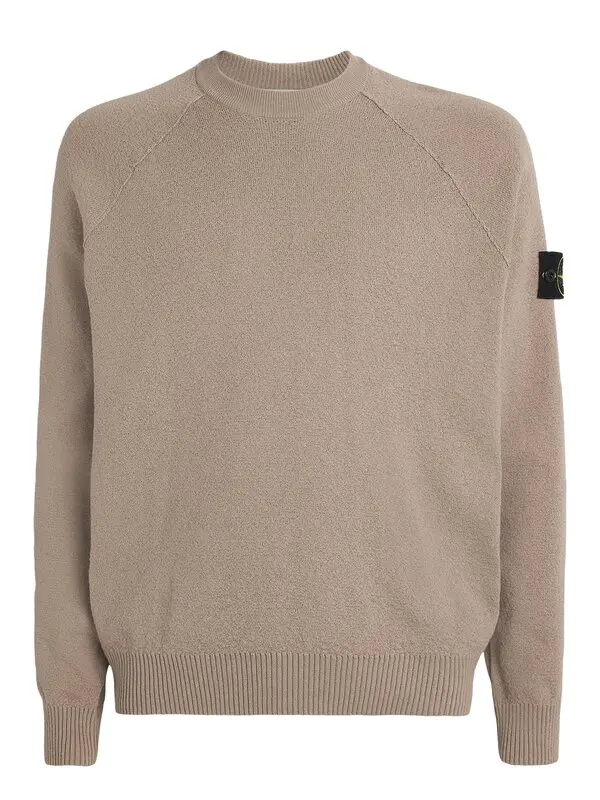 Stone Island Raw Organic Cotton Sweater - Beige