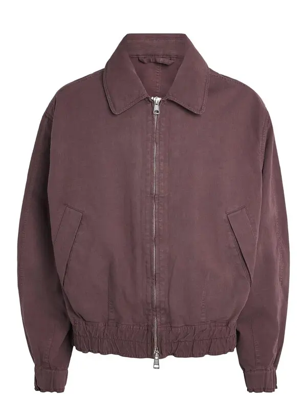 Our Legacy Cotton-linen Command Jacket - Red