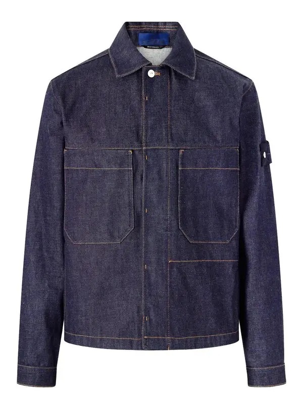 Stone Island Denim Jacket - Blue