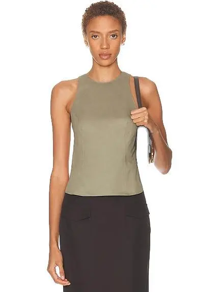 ALFIE Backless Top - Khaki