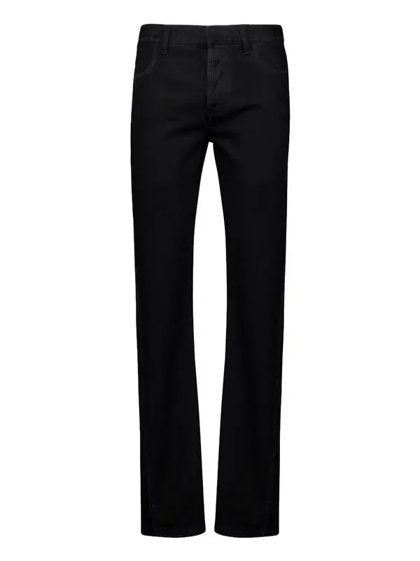 Alexander McQueen Logo Patch Straight Jeans - Black