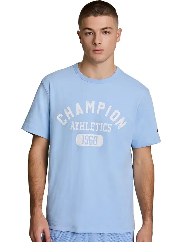 Champion Gridiron Reversible T-shirt, C Logo - Placid Blue