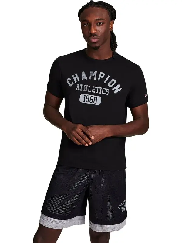 Champion Gridiron Reversible T-shirt, C Logo - Black
