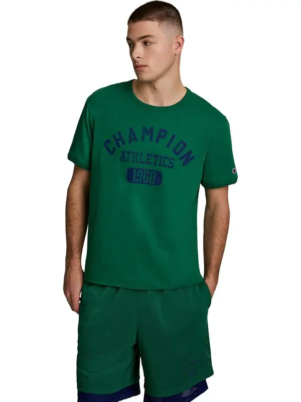 Champion Gridiron Reversible T-shirt, C Logo - Verdant Green