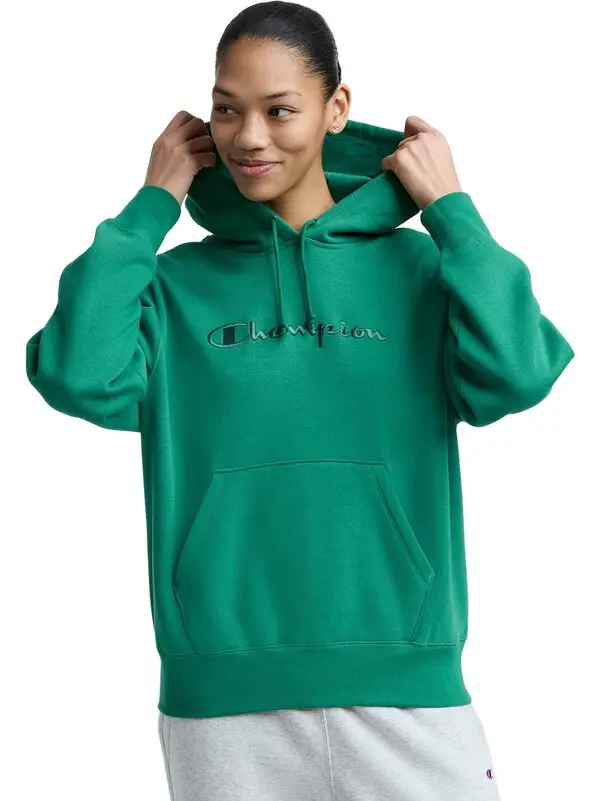 Champion Powerblend Relaxed Hoodie - Verdant Green