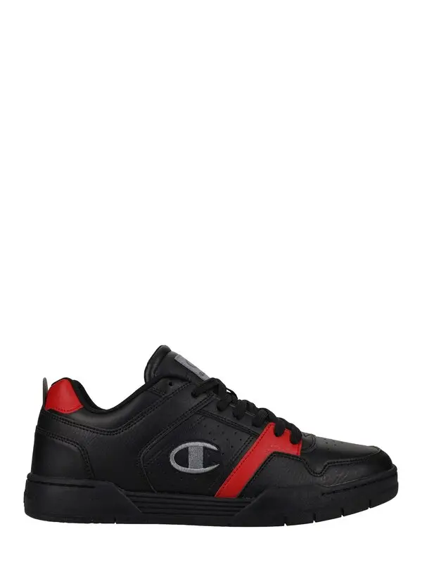 Champion 3-on-3 Court Low Sneakers - Black/red/grey