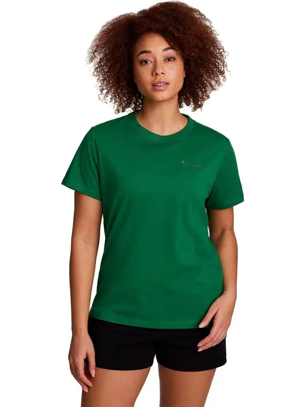 Champion Classic T-shirt With Chest Logo - Verdant Green