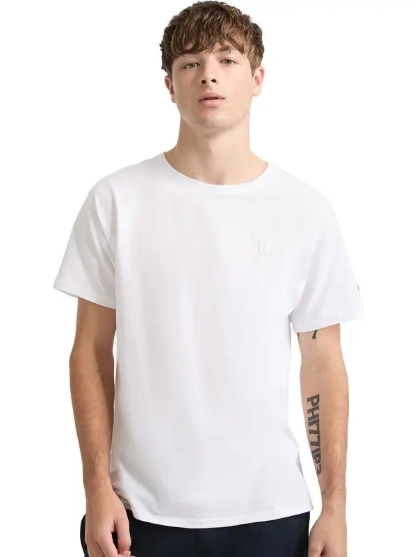 Champion Classic T-shirt, C Logo - Bright White