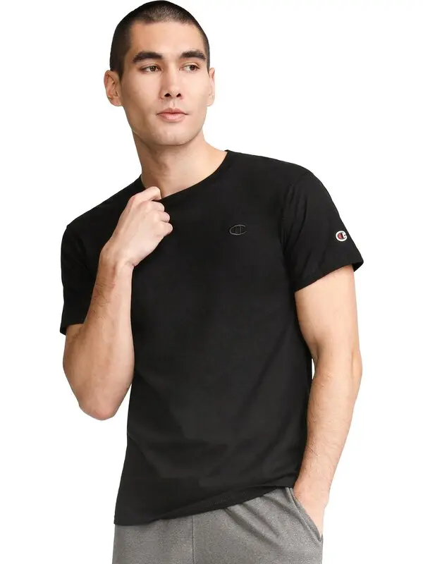 Champion Classic T-shirt, C Logo - Black