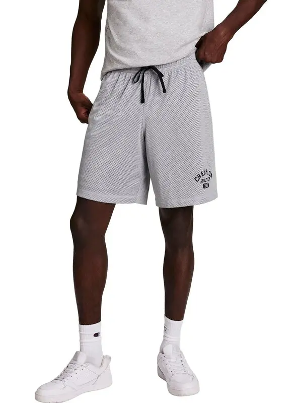 Champion Gridiron Double Layer 9" Short With Logo - Black