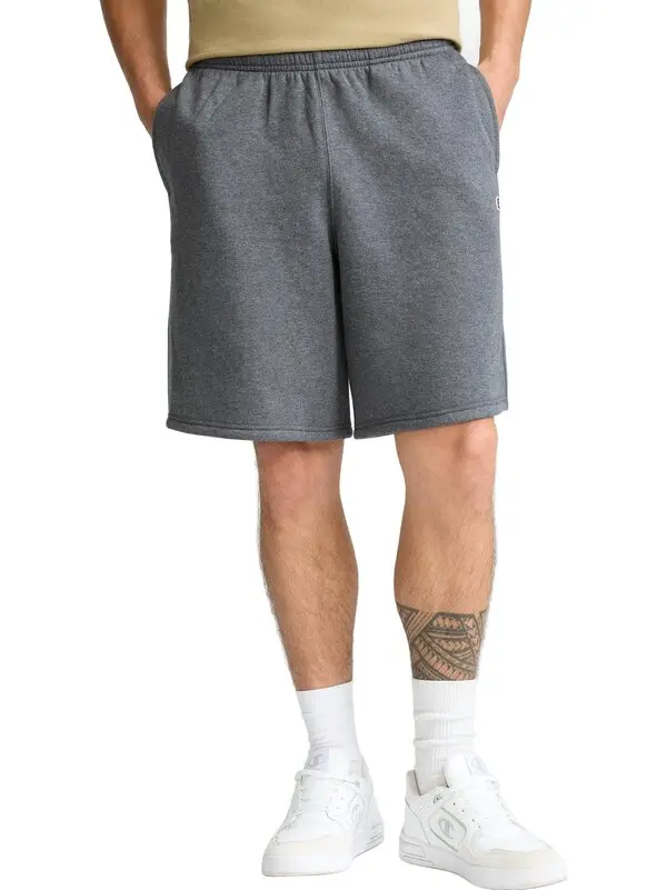 Champion 10" Powerblend Fleece Short - Granite Heather