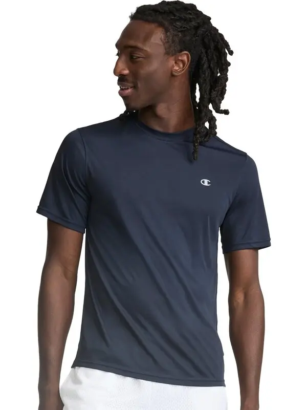 Champion Sport T-shirt, Reflective C Logo - Deep Navy