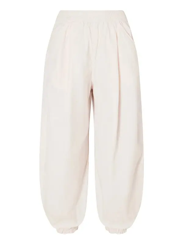RÙADH Organic Cotton-poplin Tapered Pants - Pink