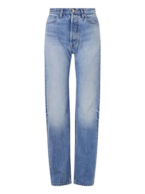 RÙADH Agnes Recycled Straight-leg Jeans - Blue