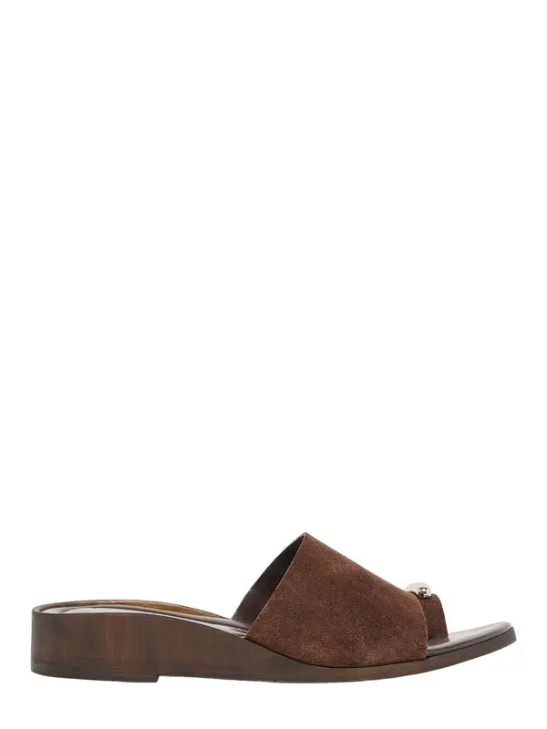 DOLCEVITA Moxy Sandal - Dk Brown Suede