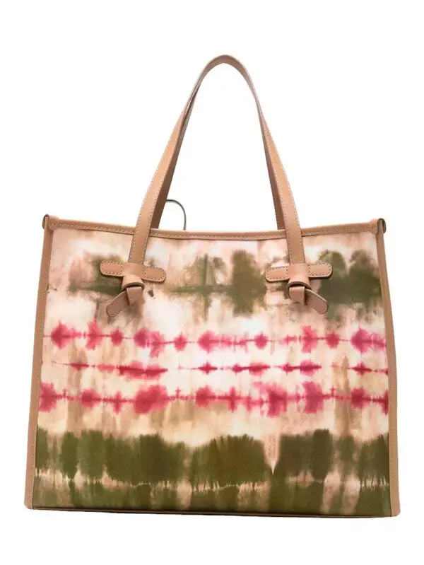 GIANNI CHIARINI Marcella Tie Dye Shoulder Bag - Neutrals