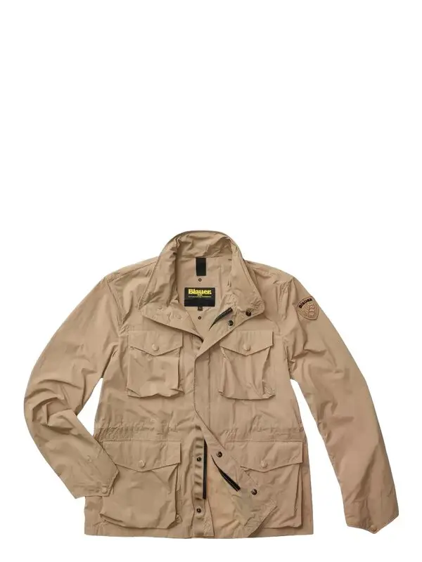 BLAUER. Whipple Multi-pocket Windbreaker Jacket - Neutrals