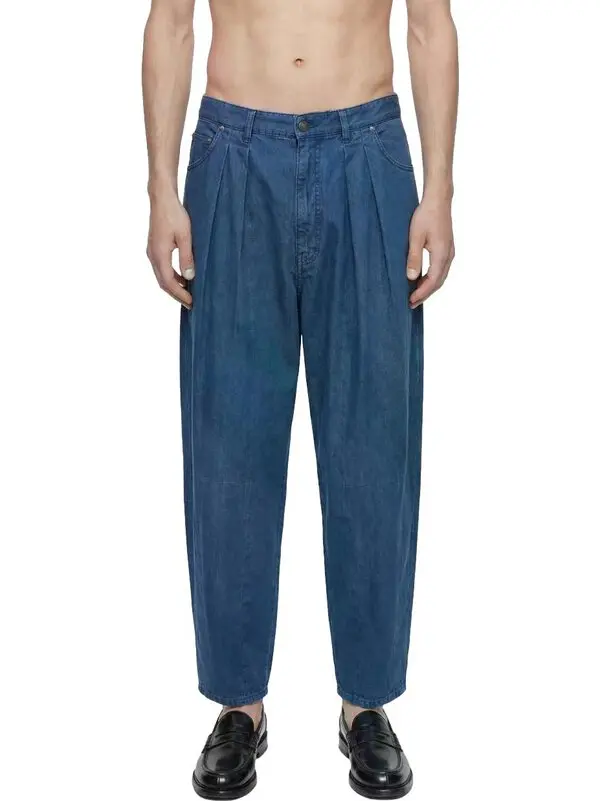 HED MAYNER Pleated Jeans - Blue