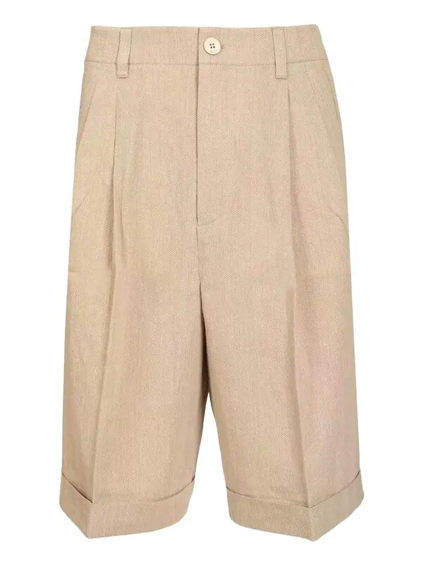 Jacquemus Knee-length Tailored Shorts - Neutrals