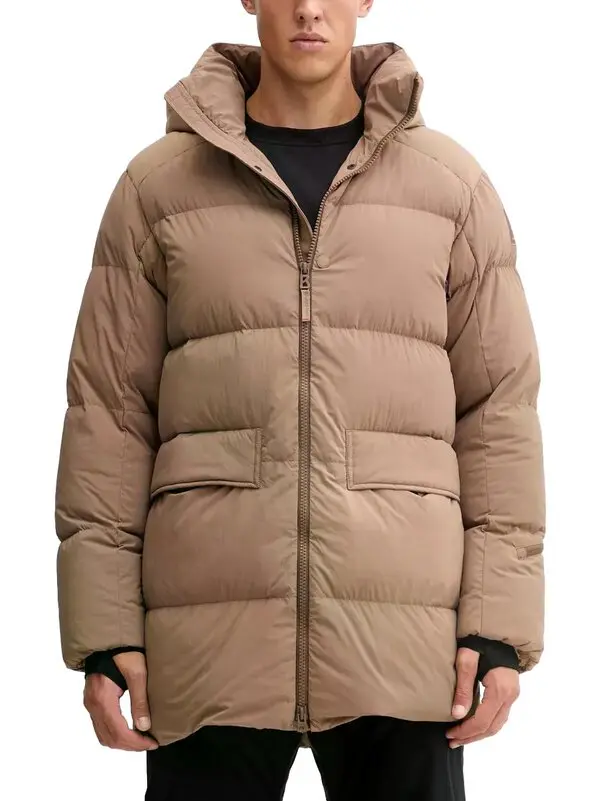 Bogner Yaron Quilted Hooded Jacket - Brown