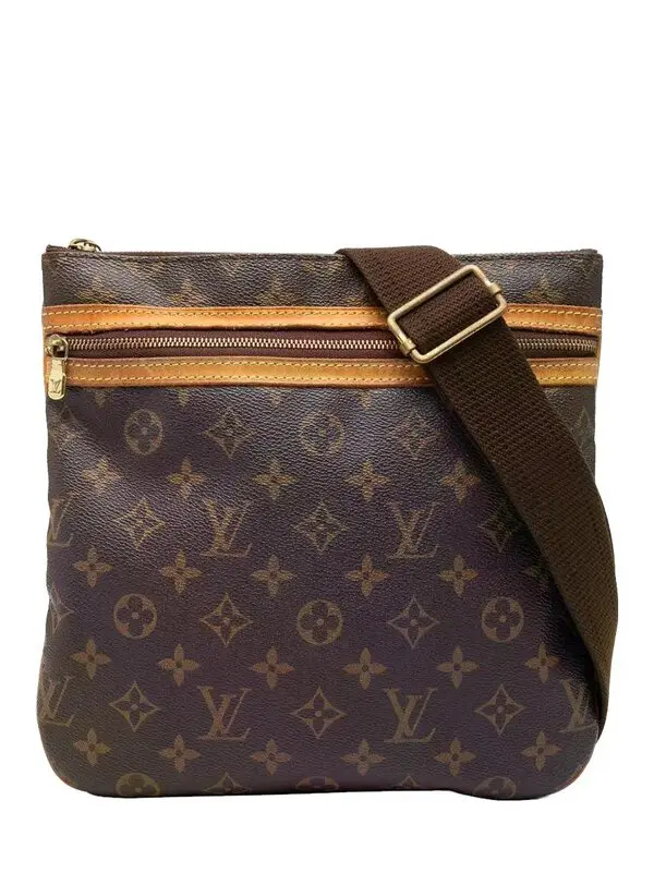 LOUIS VUITTON 2008 Monogram Bosphore Pochette Crossbody Bag - Brown