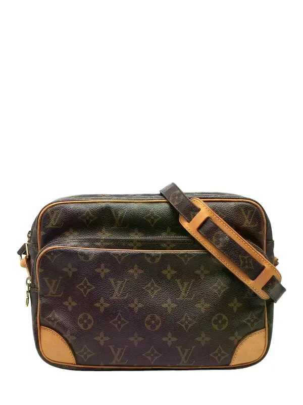 LOUIS VUITTON 2002 Monogram Nil Crossbody Bag - Brown