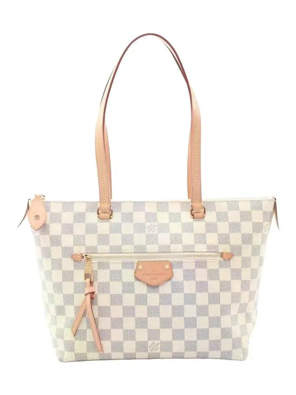 LOUIS VUITTON 2020 Damier Azur Iena Pm Shoulder Bag - White