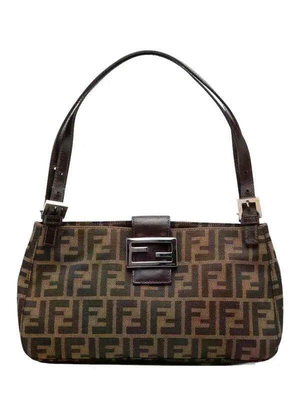 Fendi 20th Century Zucca Canvas Shoulder Bag - Brown