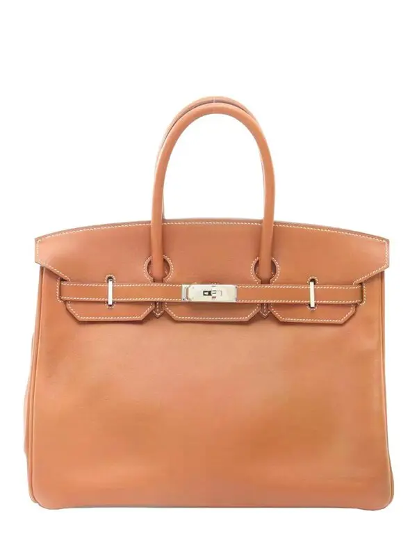 Hermès 2008 Swift Birkin 35 Handbag - Brown