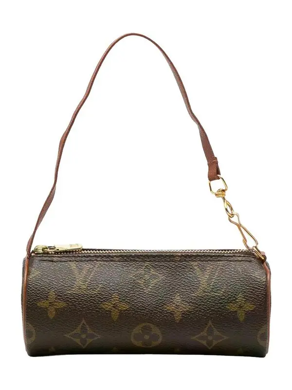 LOUIS VUITTON 1990-2010 Monogram Papillon Pochette - Brown