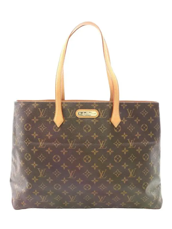 LOUIS VUITTON 2010 Monogram Wilshire Gm Tote Bag - Brown