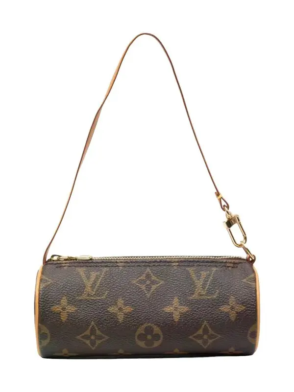 LOUIS VUITTON 1990-2010 Monogram Papillon Pochette - Brown