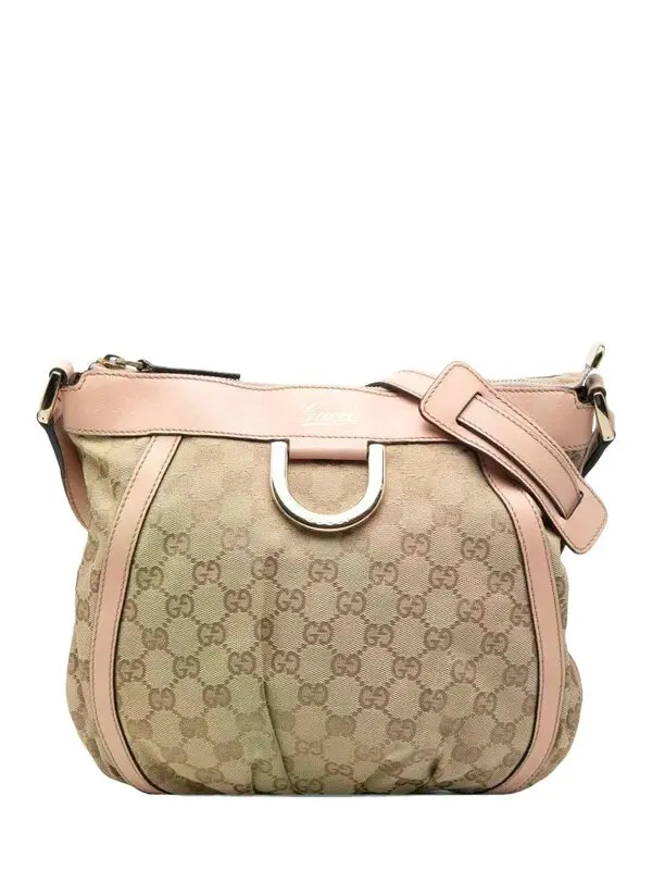 Gucci Gg Canvas Abbey D-ring Crossbody Bag - Pink