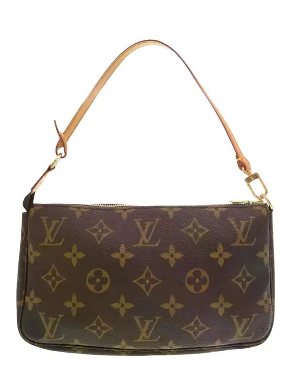 LOUIS VUITTON 2000 Monogram Pochette Accessoires - Brown