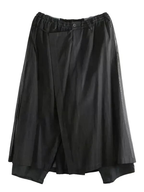 Yohji Yamamoto Wrap Trousers - Black