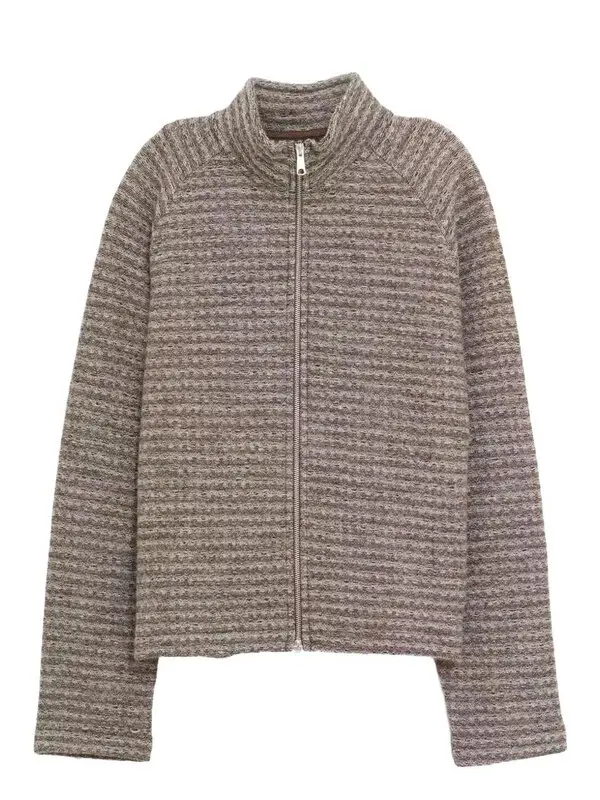 MFPEN Leisure Zip-up Sweater - Brown