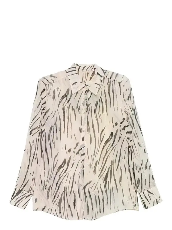 PENNYBLACK Animal-print Shirt - Neutrals