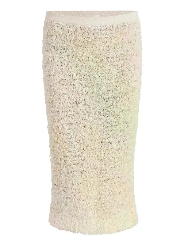 Khaite Textured Skirt - Neutrals