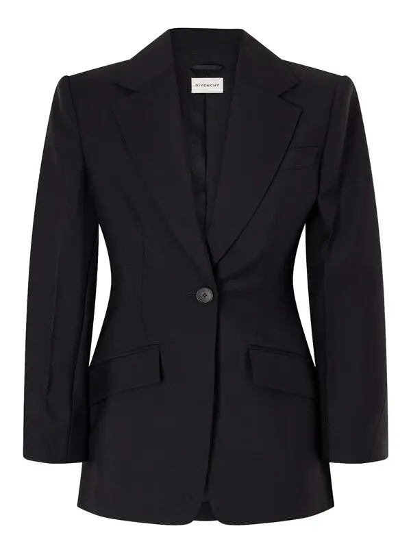 Givenchy Wool And Mohair-blend Jacket - Black